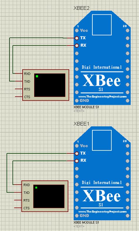 xbee library for proteus the engineering projects