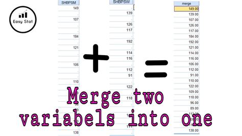 how to merge two variables in spss update new