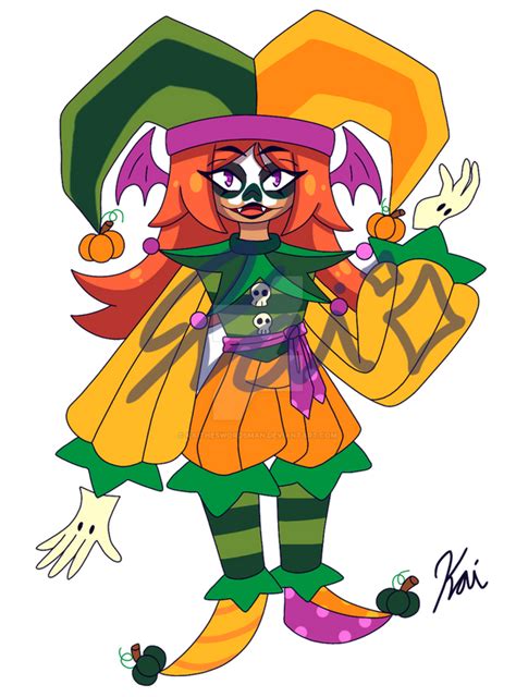 Pumpkin Jester Closed By Kaitheswordsman On Deviantart