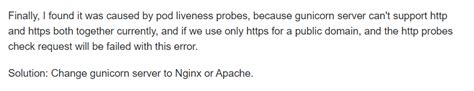 gunicorn flask error [error] socket error processing