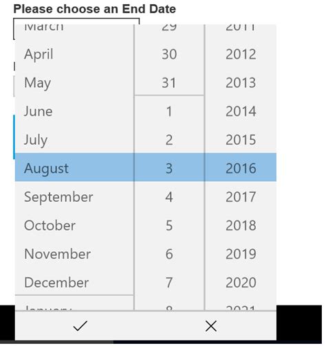 selecting calendar control in edge using selenium