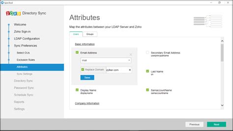 sync tool sync from ad admin guide zoho directory