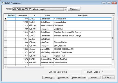 batch processing