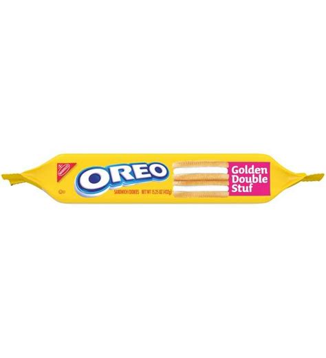 Oreo Golden Double Stuf Sandwich Cookies 15 25 Oz