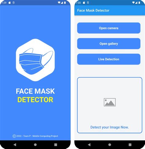 face mask detection app in flutter with tensorflow lite mobile legends