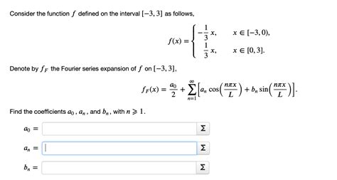 Solved Consider The Function F Defined On The Interval [ 3
