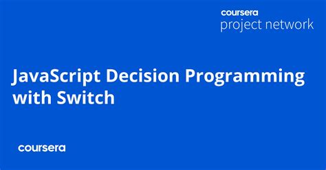 javascript decision programming with switch