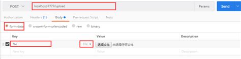 postman simulates post upload files develop paper