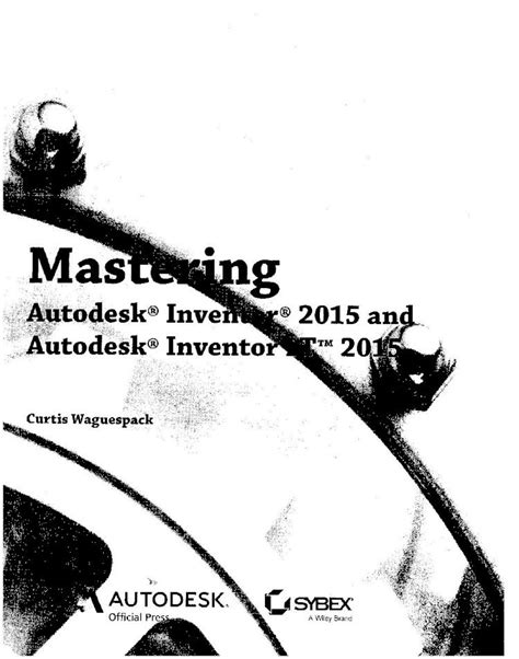pdf mastering autodesk inventor 2015 and autodesk inventor lt