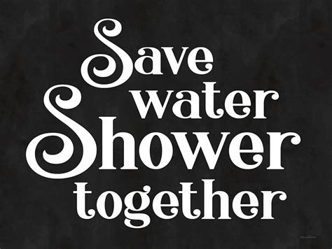 Save Water Shower Together Poster Print And Lined Lettered Posterazzi