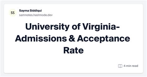 University Of Virginia Admissions And Acceptance Rate