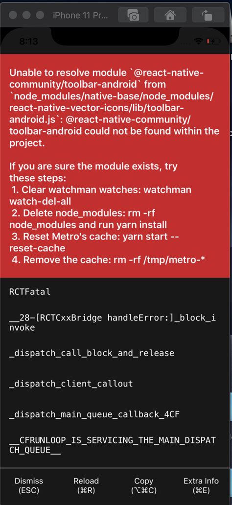 error unable to resolve module ` react native community