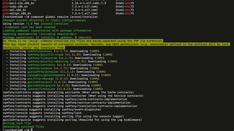 how to install nginx composer php fpm and laravel on linode server