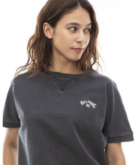 スウェット Billabong レディース Arch Logo Ss Sweat Crew スウェット 「2024年春夏モデル」 ビラボン半袖