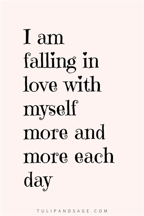 20 Positive Affirmations For Self Love Tulip And Sage Self Love