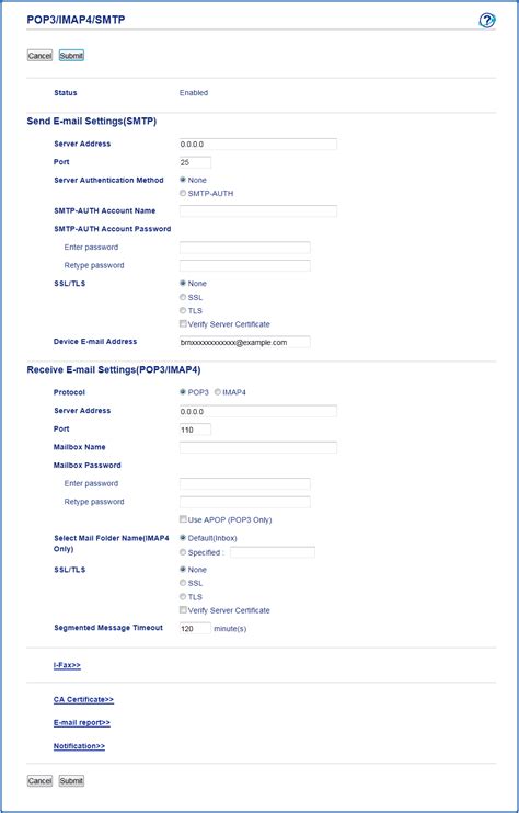 send or receive an email securely using ssl tls brother