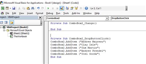 excel vba how to create drop down list in different ways data analytics