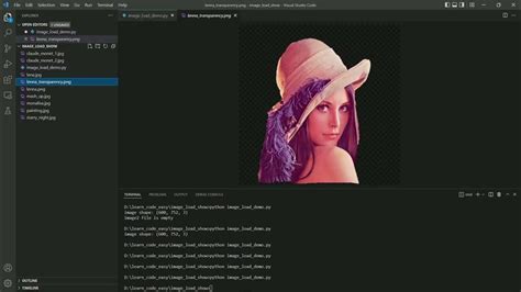 tutorial how to load and show images opencv python youtube