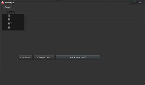 delphi create runtime menu with vcl themes active error stack