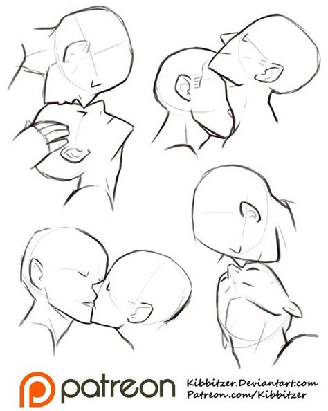 Tutorials Drawing Reference Poses Art Reference Photos Kissing