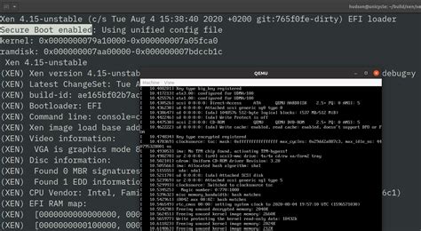 is it possible to boot an unified kernel image as xen dom0 with uefi