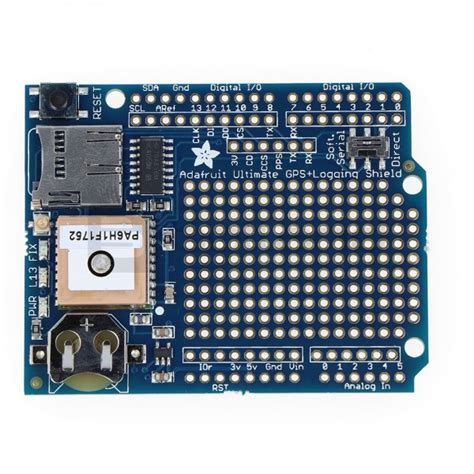 adafruit ultimate gps logger shield with sd card electronic