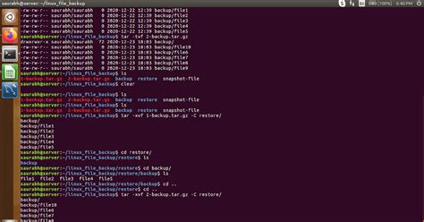 create and restore incremental backup in linux using tar 30 days