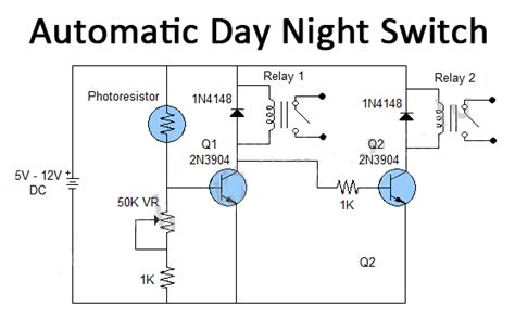 simple automatic day night switch using ldr