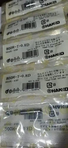 Conical 0 8mm Global Sphere Hakko 60w 900m T 0 8d Soldering Bit At Rs
