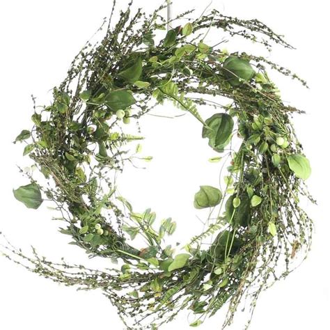 Artificial Mixed Foliage Wreath Wreaths Floral Supplies Craft
