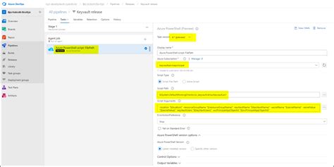 how to create azure keyvault and secrets using azure release pipeline