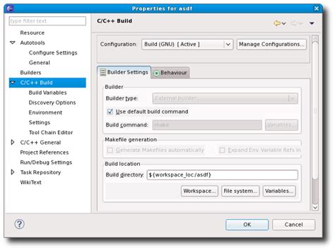 linux tools project autotools user guide eclipsepedia
