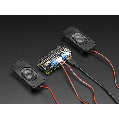adafruit i2s 3w stereo speaker bonnet for raspberry pi [mini kit
