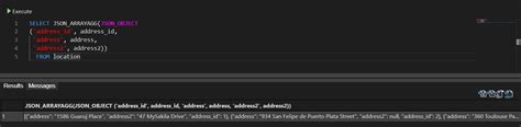 how to export mysql data to json