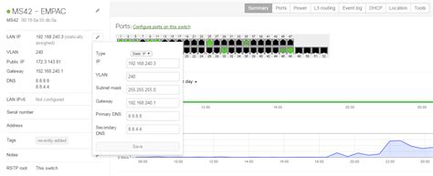 assigning a static ip address cisco meraki