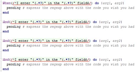 using parameters in your bdd gherkin script