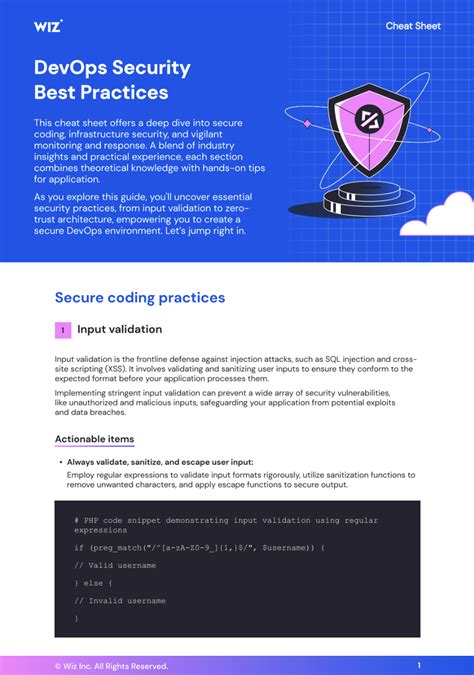 20 essential devops security best practices wiz