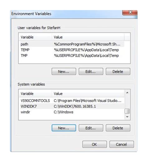 environment variable winddk7 added download scientific diagram