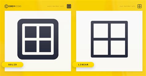 border all free icon · svg png javascript and webfont