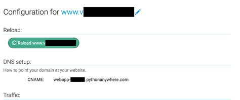 python custom domain under pythonanywhere not working