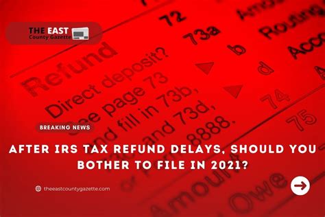 After Irs Tax Refund Delays Should You Bother To File In 2021 The