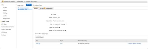 how to access aws api gateway endpoints using api key from