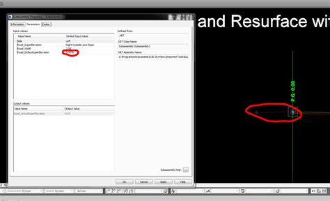 solved subassembly composer superelevation autodesk community