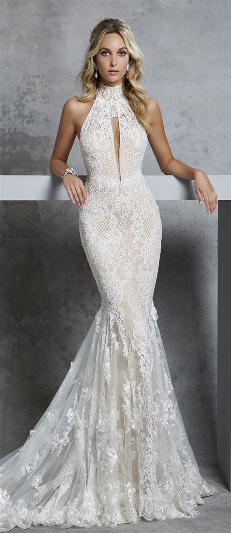 55 Halter Neck Wedding Dresses That Timeless And Glamour Halter Neck