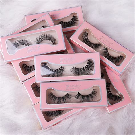 Lashes False Eyelashes 10 Pairs 20mm Cat Eye Faux Mink Lashes Fluffy