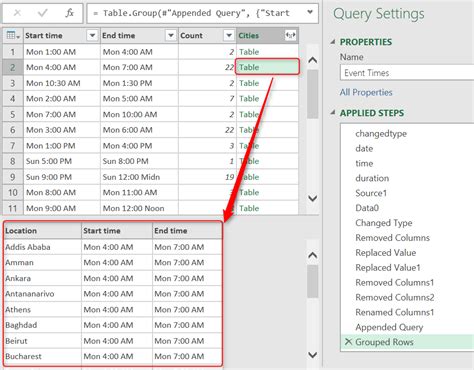 power query not for bi event date and time scheduler