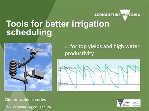 Tools For Better Irrigation Scheduling Irrigating Agriculture