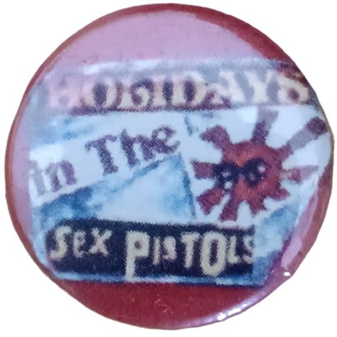 Chapa Sex Pistols Holidays In The Sun