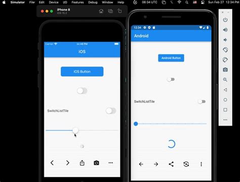 adaptive widgets with flutter