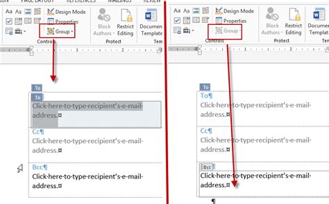 what property do you set in a content control so that when you click
